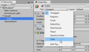 【Unity】Tagを使用した高速なオブジェクトの参照方法「FindWithTag」 | すくまりのメモ帳