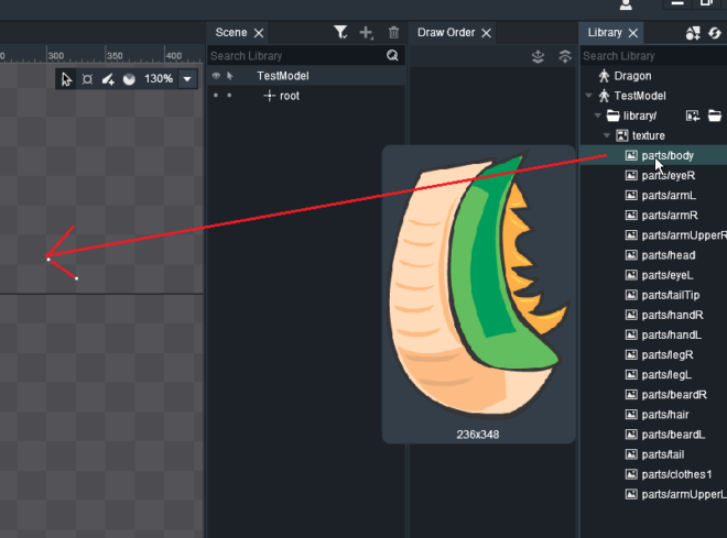 【Egret Engine】DragonBones の基本操作と使い方 | すくまりのメモ帳